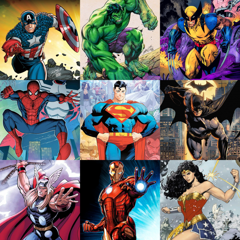 Who is you fav popular DC or Marvel hero? Bracket - BracketFights